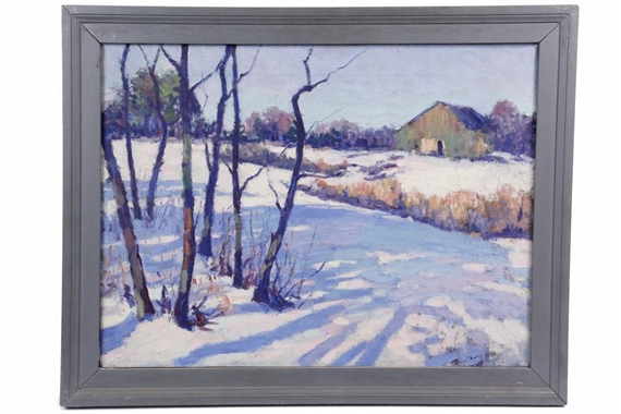 John Howard Allen | Blue Shadows (Circa 1928) | MutualArt