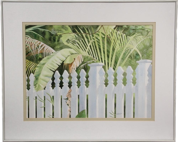 William R. Cantwell | Bermuda Fence (1989) | MutualArt