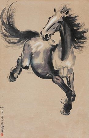 Xu Beihong | Bellowing Lion | MutualArt