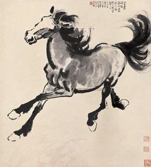 Xu Beihong | Bellowing Lion | MutualArt