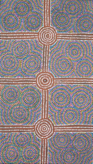 Suzi Wayne Nabaljarri | Waterholes (2008) | MutualArt