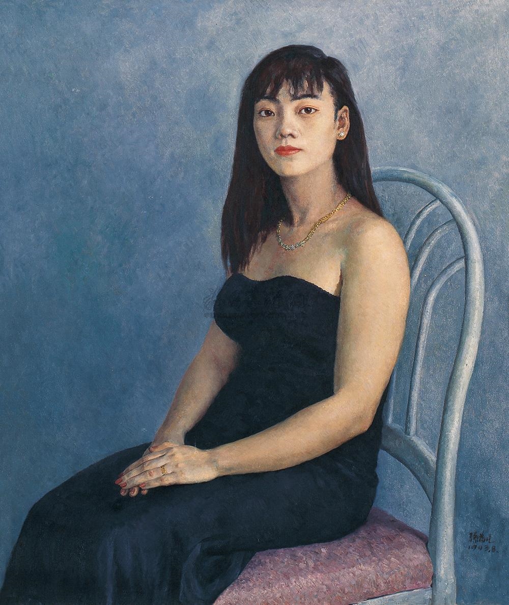 Sun Weimin | GIRL IN BLACK (1993) | MutualArt