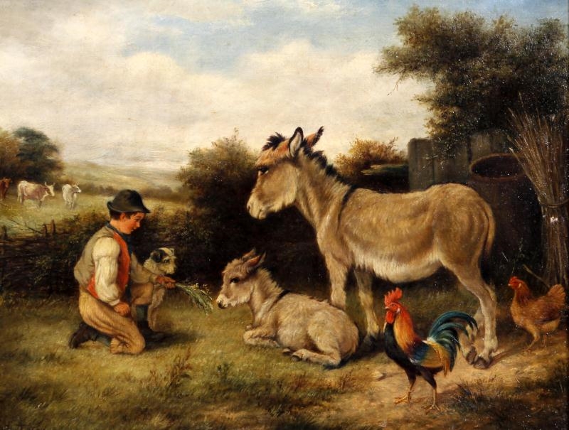 Reuben Hunt | 2 works: A Tempting Bait; Not Caught Yet (1922) | MutualArt