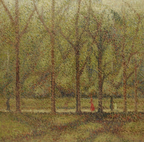Elliott Seabrooke | Pathway through the trees | MutualArt