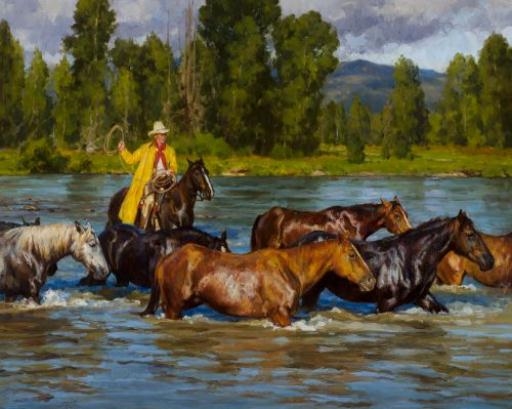 Jason Rich | Crossing The Remuda | MutualArt