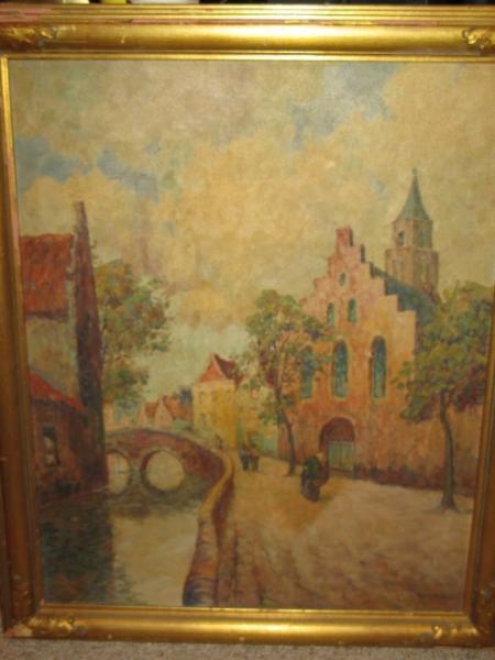 Martin Dillon | Canal in flanders, holland | MutualArt