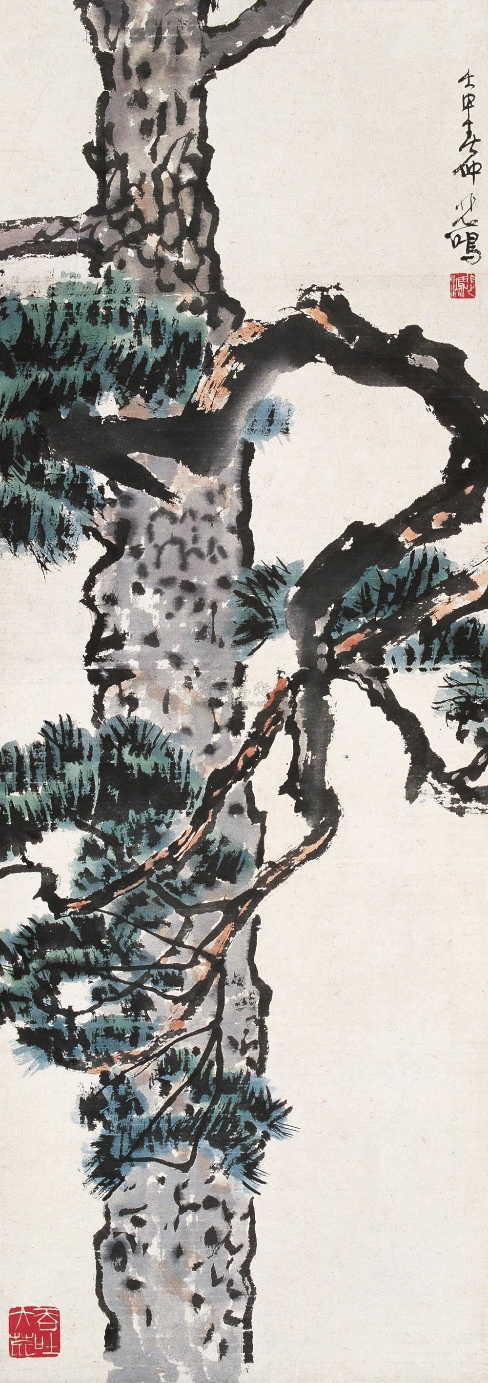 Xu Beihong | Bellowing Lion | MutualArt