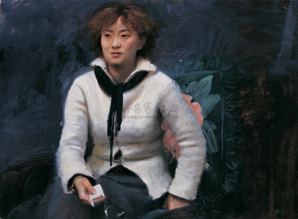Leng Jun | Portrait of Xiao Jiang (2011) | MutualArt