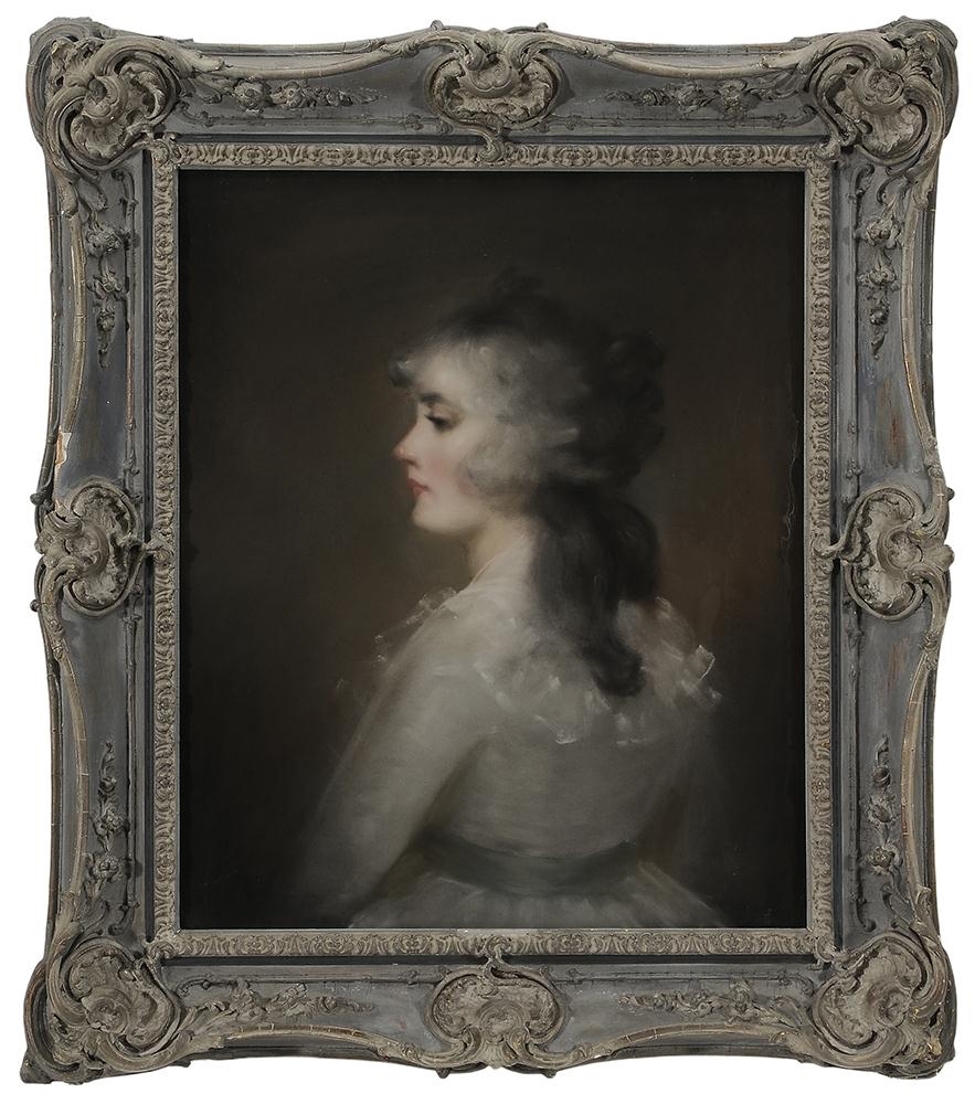 British School, 20th Century | Portrait of a Lady, possibly Miss Julie ...