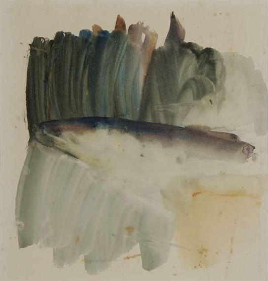 Barrie Cooke | Salmon (1962) | MutualArt