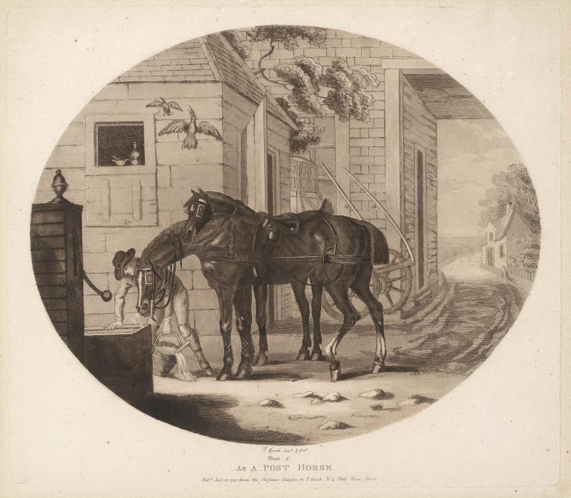 Thomas Gooch | Set of 6 Works: The Life and Death of a Racehorse (1792 ...