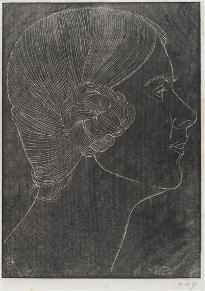 Eric Gill | 2 Works: Elizabeth Gill (1924) | MutualArt