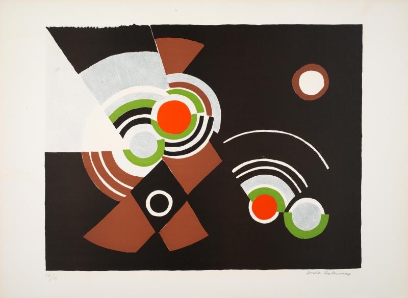 Sonia Delaunay | Composition With Circles | MutualArt
