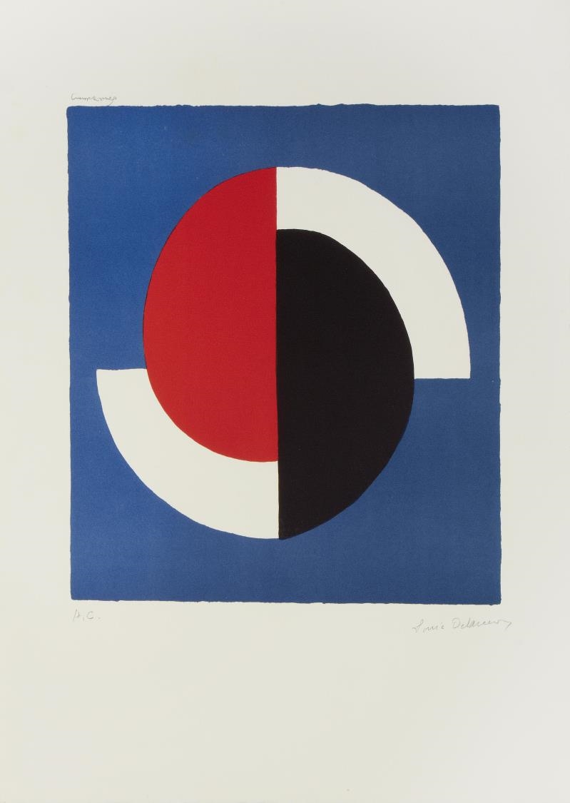 Sonia Delaunay | Composition With Circles | MutualArt