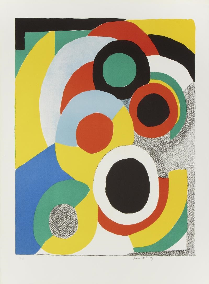 Sonia Delaunay | Composition With Circles | MutualArt