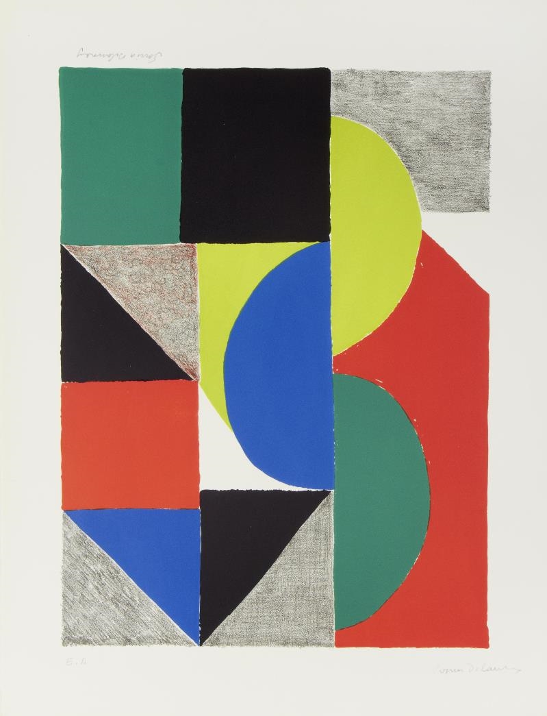 Sonia Delaunay | Composition With Circles | MutualArt
