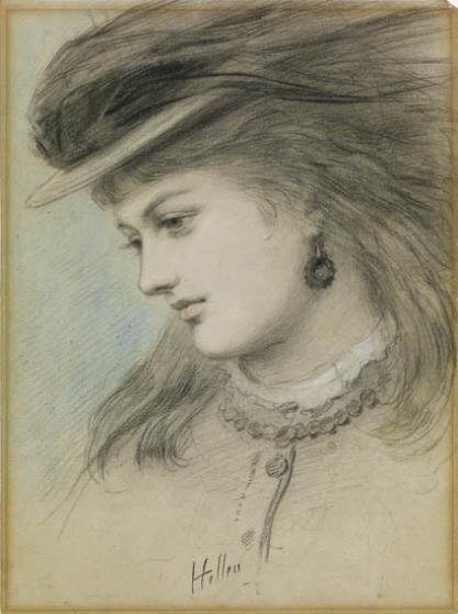 Paul César Helleu | Portrait of Madame Helleu (Circa 1900) | MutualArt