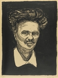 Edvard Munch | August Strindberg (1896) | MutualArt