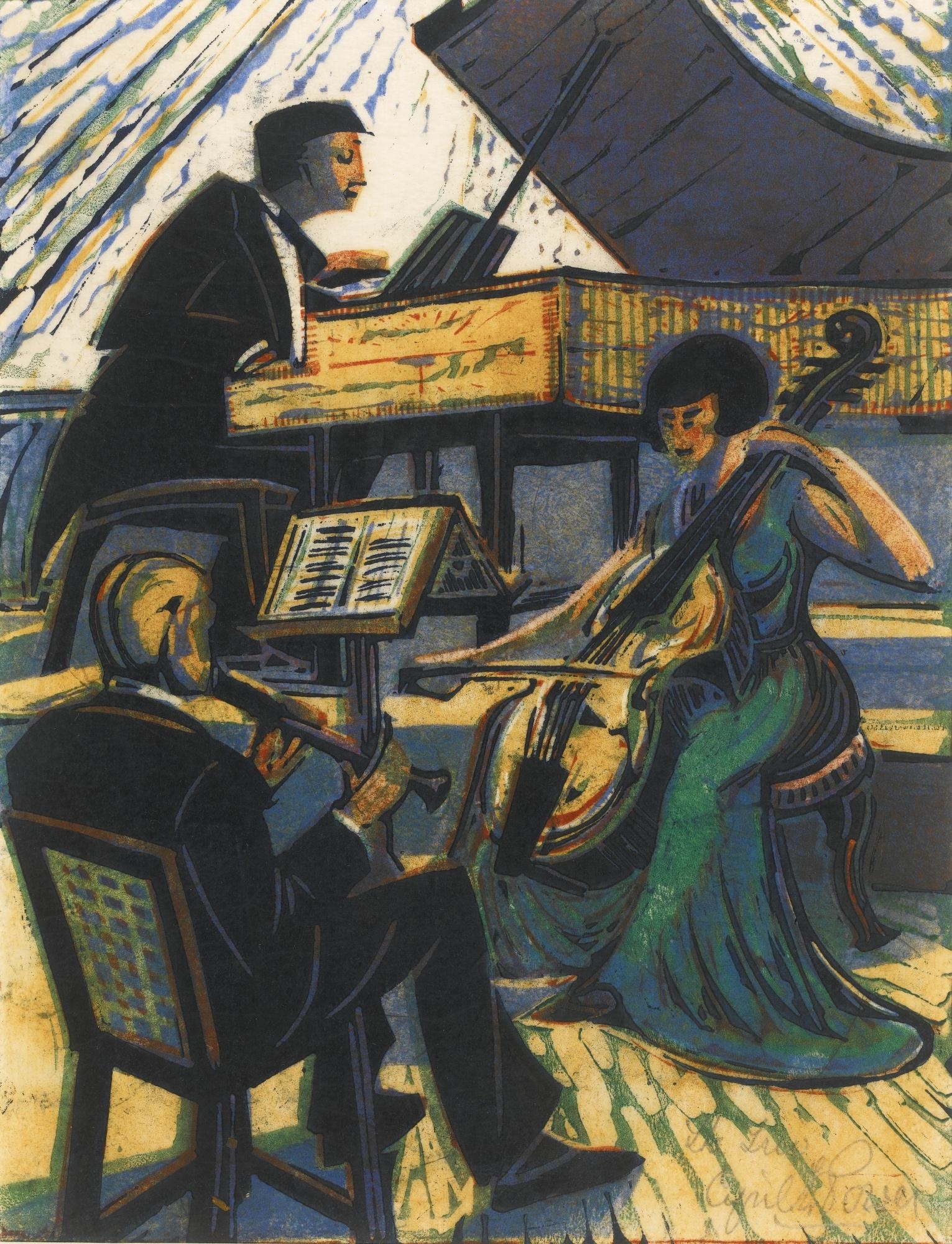 Cyril Edward Power | THE TRIO (COPPEL CEP. 44) (Circa 1936) | MutualArt