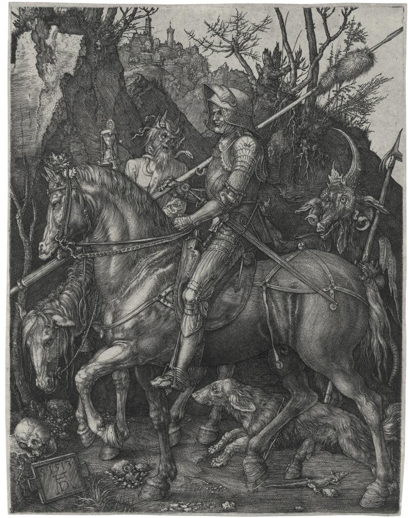 Albrecht Dürer | KNIGHT, DEATH AND THE DEVIL (B. 98; M., HOLL. 74 ...