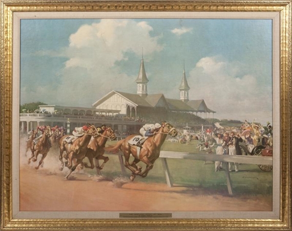 Haddon H. Sundblom | The Kentucky Derby (1914) | MutualArt