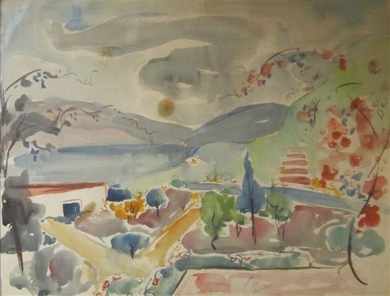 Mordechai Avniel | Kinneret landscape | MutualArt