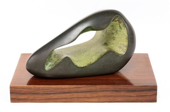 Barbara Hepworth | Figure in a Landscape (1966) | MutualArt