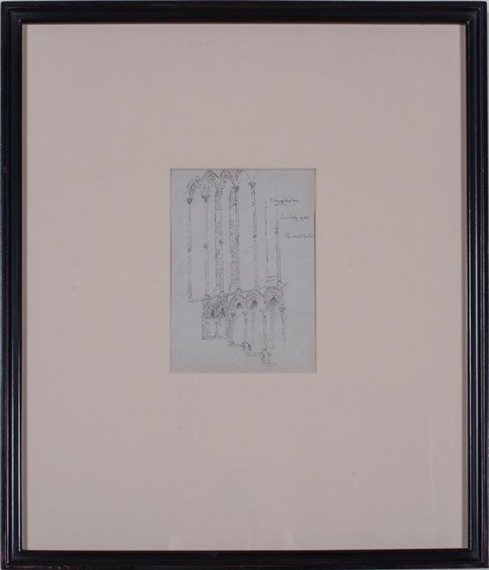 Charles Robert Ashbee | GROUP OF FIVE SKETCHES OF ARCHITECTURAL ...