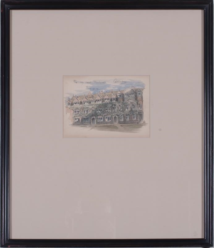 Charles Robert Ashbee | GROUP OF FIVE SKETCHES OF ARCHITECTURAL ...