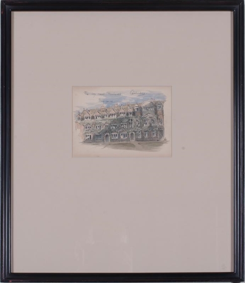 Charles Robert Ashbee | GROUP OF FIVE SKETCHES OF ARCHITECTURAL ...