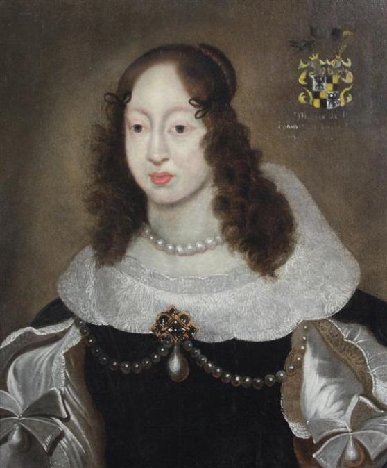 British School, 17th Century | Portrait of a Puritan with Coat of Arms ...