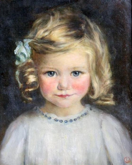 Robert Lancelot Outram | Portrait of Cecily Margaret Turner, aged 2 1/2 ...