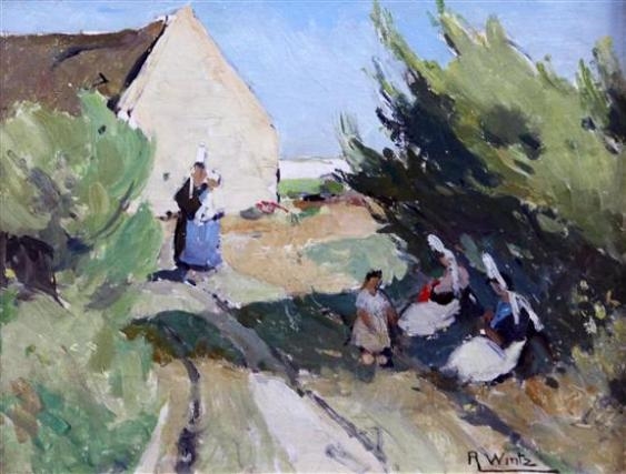 Raymond Wintz | Ladies in the shade | MutualArt