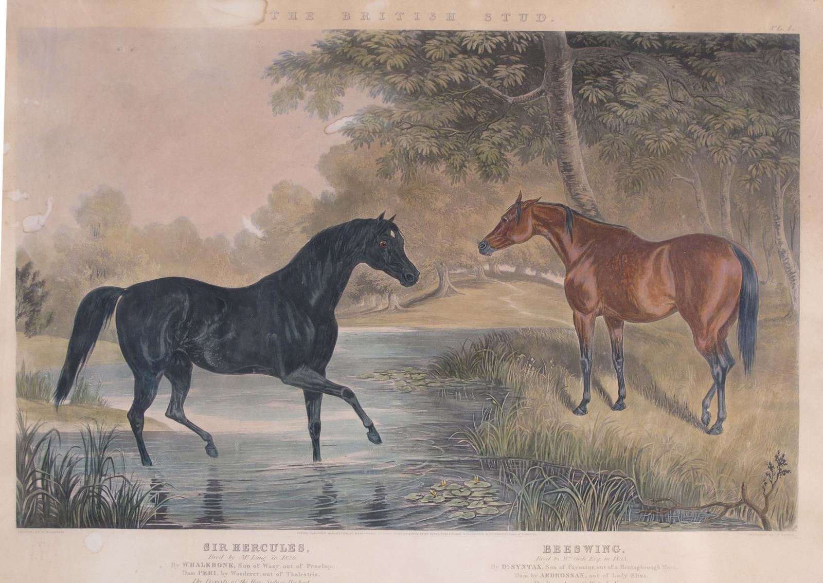 John Frederick Herring Sr. | 3 works; The British Stud | MutualArt