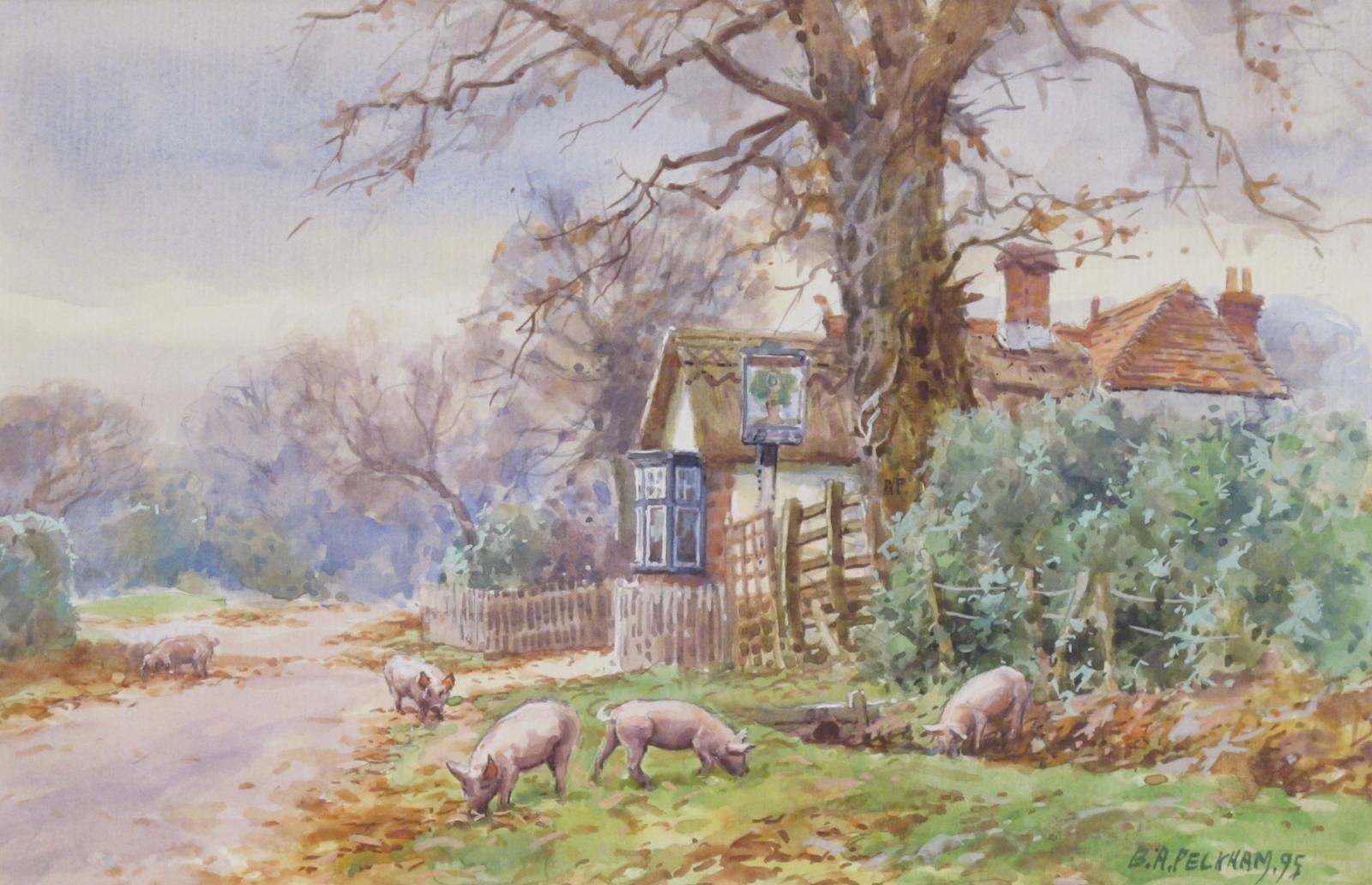 Barry Arthur Peckham | Royal Oak, Fritham, New Forest (1995) | MutualArt