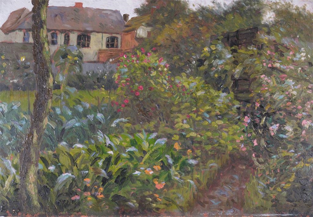 George Charlton | A summer garden | MutualArt