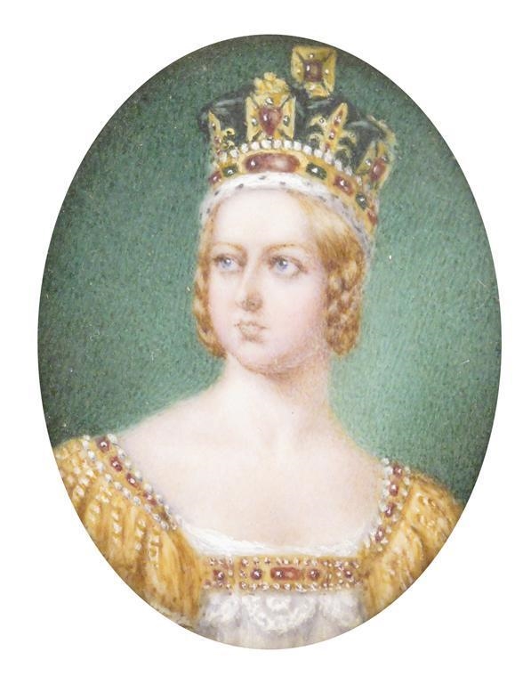 Sir George Hayter | Queen Victoria, head and shoulders, facing left ...