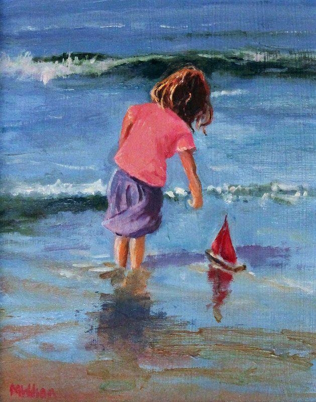 Marjorie Wilson | The Red Sailboat | MutualArt