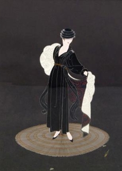 Erté | Winter in Paris | MutualArt