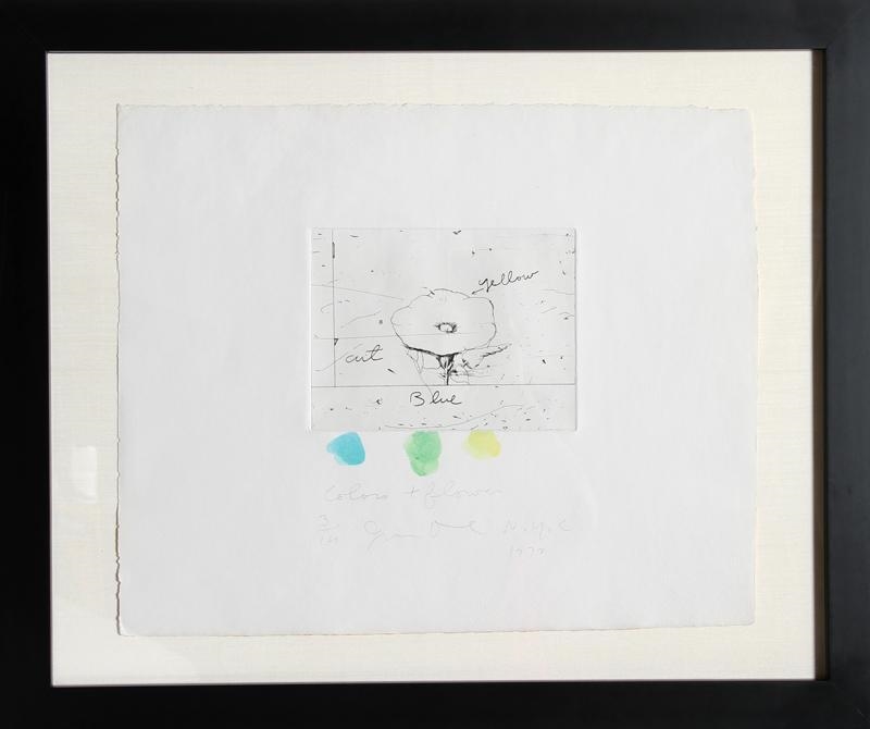 Jim Dine | Colors + Flower (1973) | MutualArt