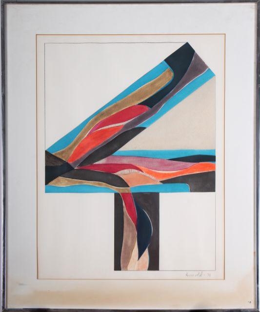 Ralph Moffett Arnold | Drawing #4, from the T.V. Series (1971) | MutualArt