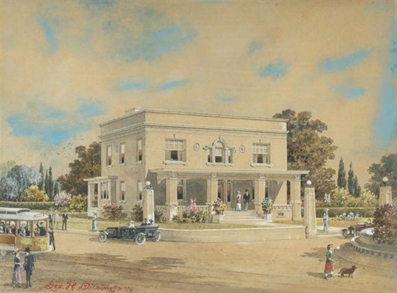 George H. Dieringer | Architectural Rendering | MutualArt
