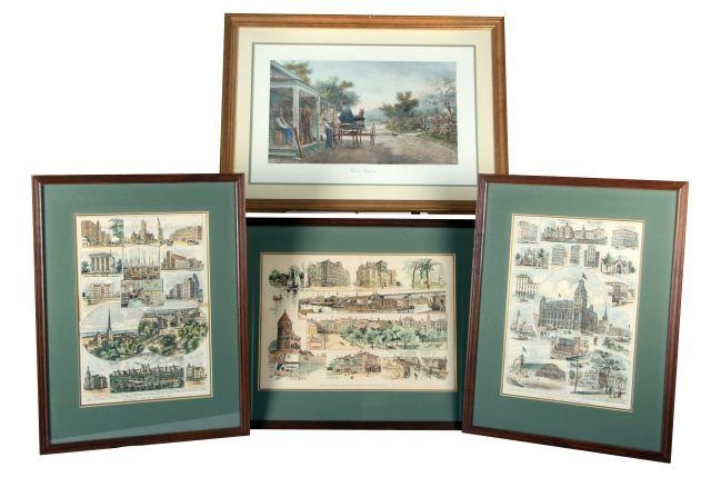 Unknown | A Collection of Three Hand-Colored Newspaper Periodicals ...