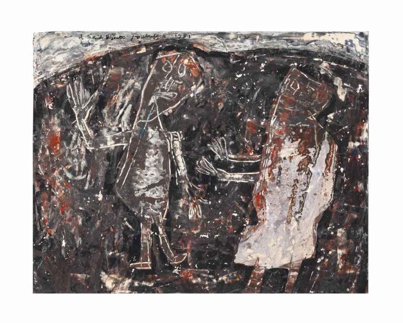 Jean Dubuffet | Deux personnages (1951) | MutualArt