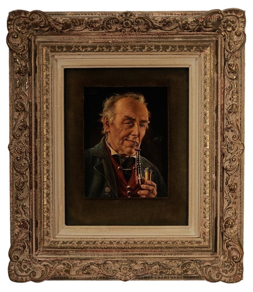 Otto Kirchner | Man Smoking a Pipe | MutualArt