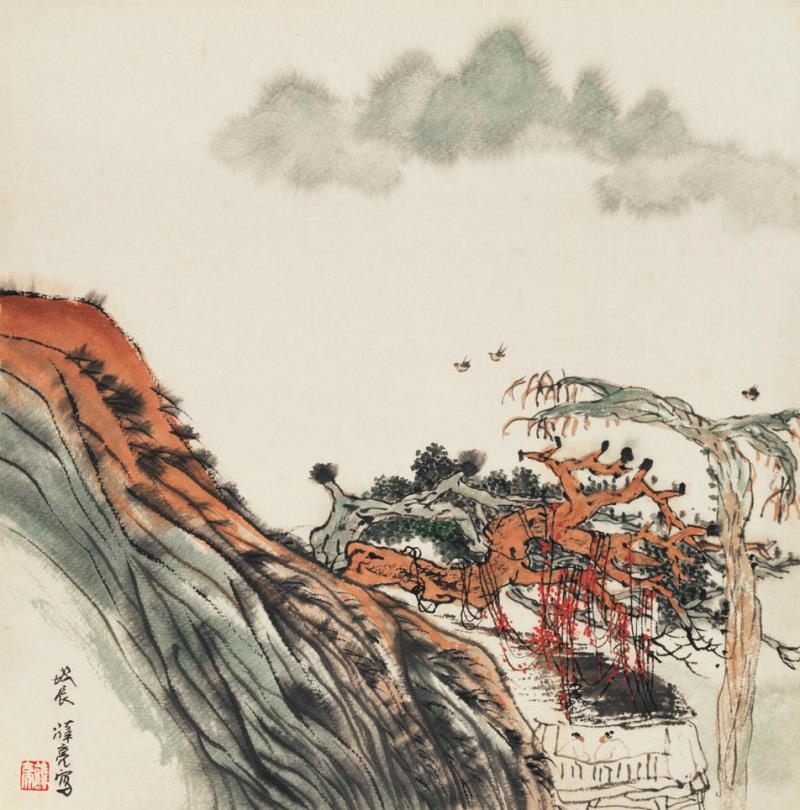 Xue Liang | BIRD AND LOTUS | MutualArt