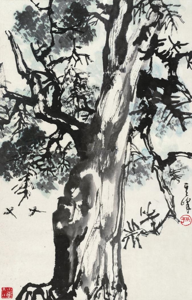 Sun Qifeng | BIRDS AND PINE | MutualArt