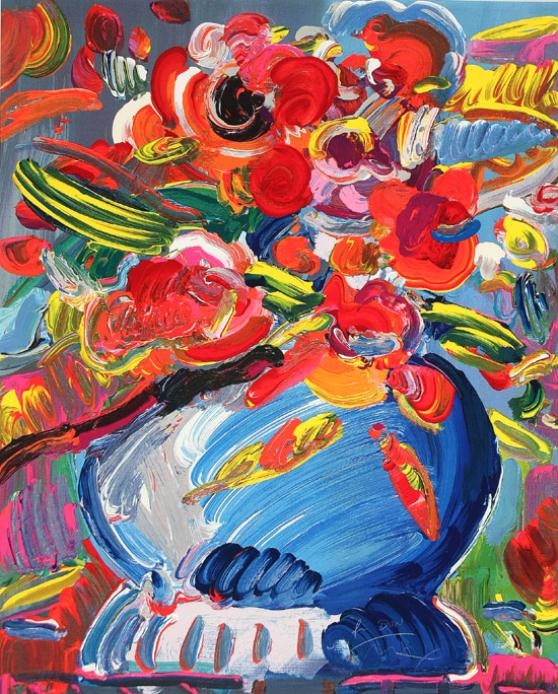 Peter Max | Still Life with Flowers | MutualArt
