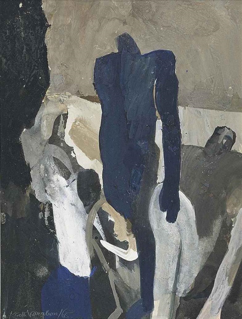 Keith Vaughan | Blue landscape (1965) | MutualArt