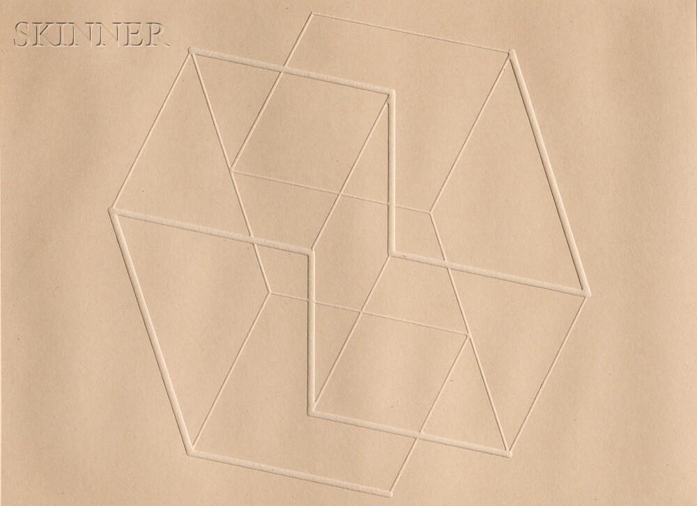 Josef Albers | Intaglio Solo V (1958) | MutualArt